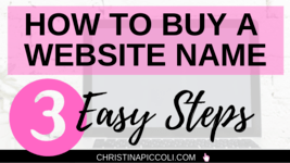 How to Buy a Website Name? Get Your Name on the Web in 3 Easy Steps ...